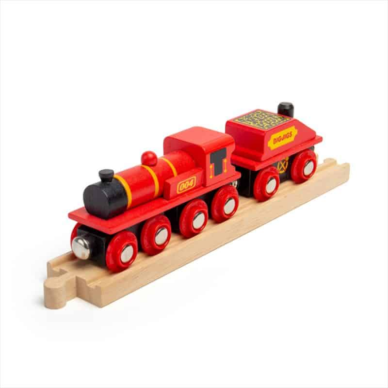 Bigjigs Toys Big Red Engine - Little Dreamers