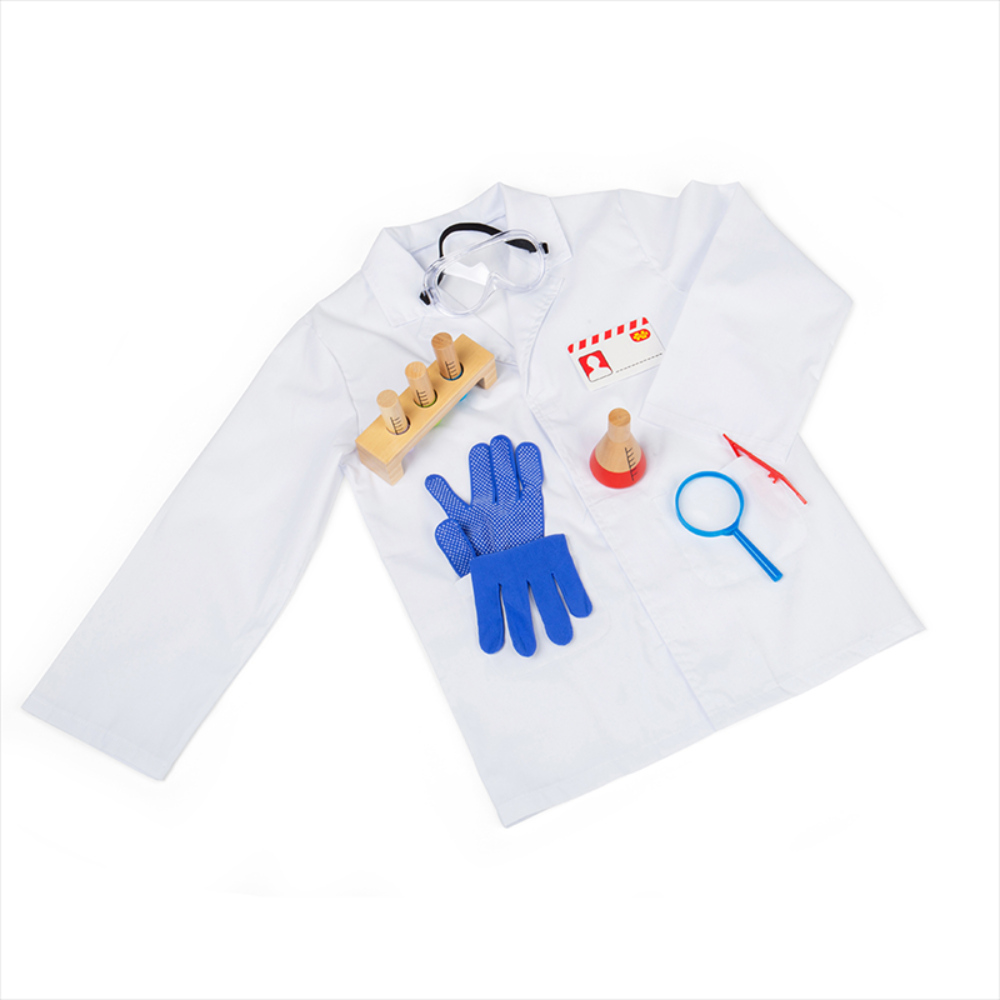 Bigjigs Scientist Dress Up Costume with Accessories - Little Dreamers