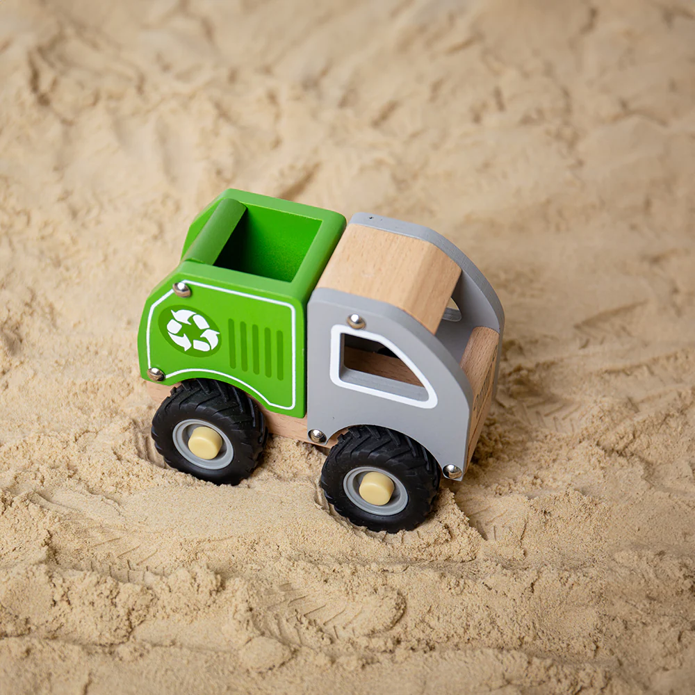 Bigjigs Toys Mini Recycling Truck - Little Dreamers