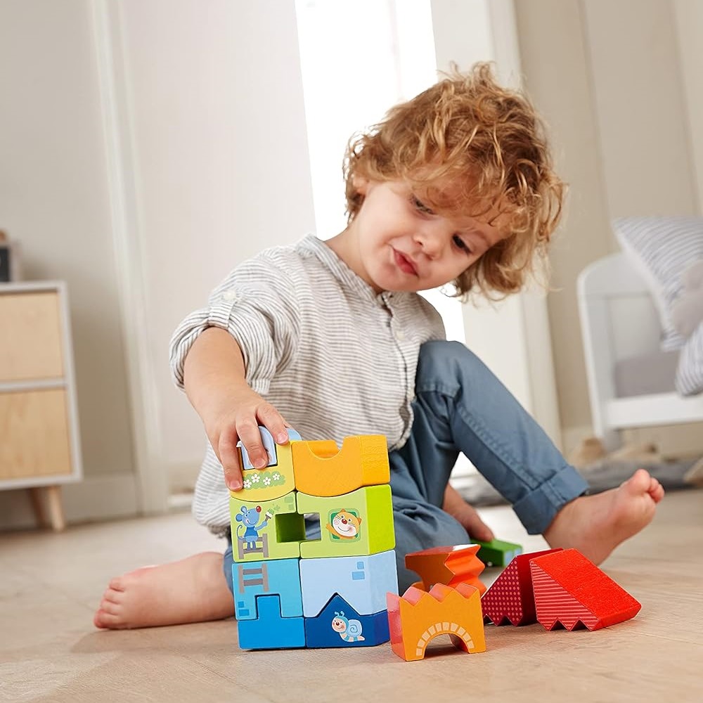 Haba Stacking Game - Animal High Rise: Interactive and Colourful ...