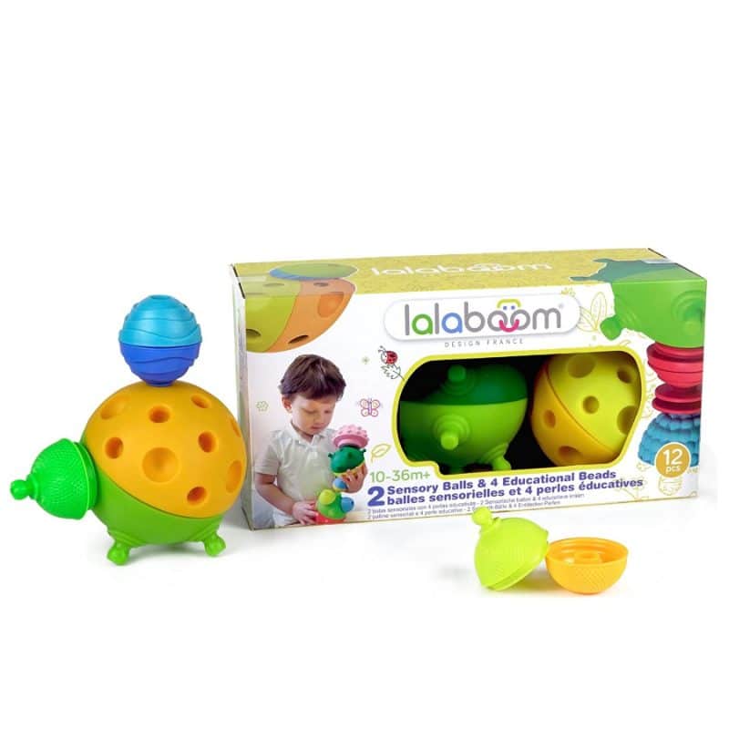 Lalaboom Educational Sensory Balls Set - 12 Piece