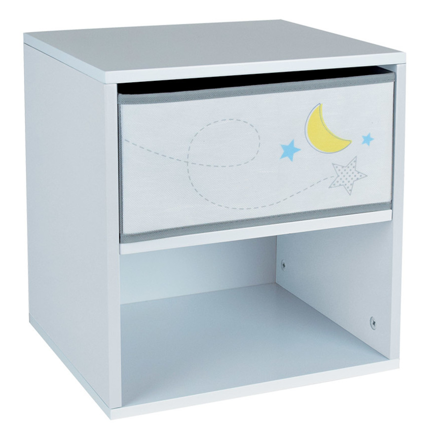 Space Bedside Table With Drawer - Little Dreamers