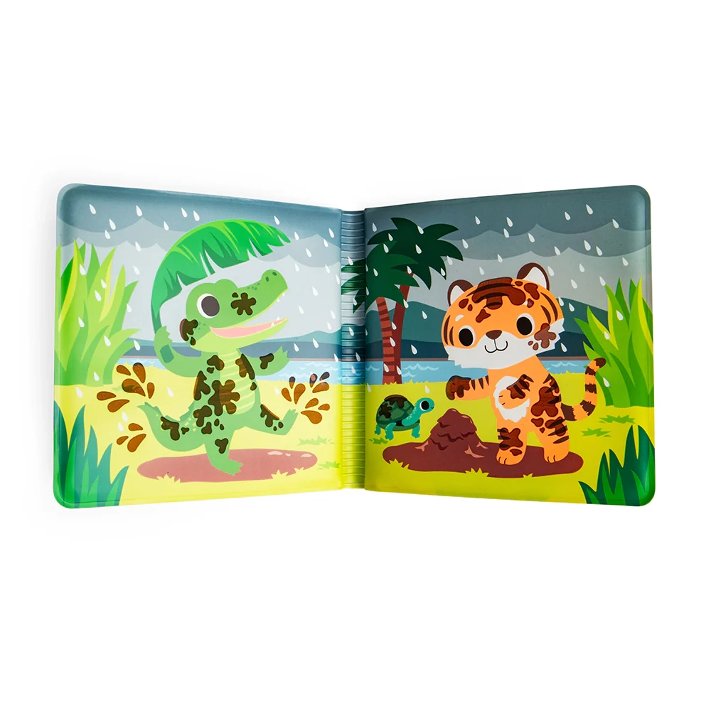 Tiger Tribe Bath Book - Messy Jungle - Little Dreamers