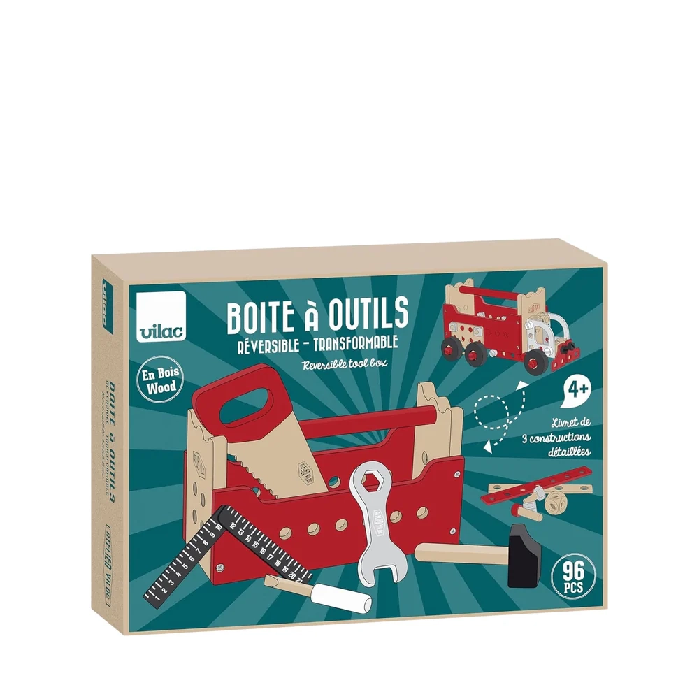Vilac Multi Function Tool Box - Little Dreamers